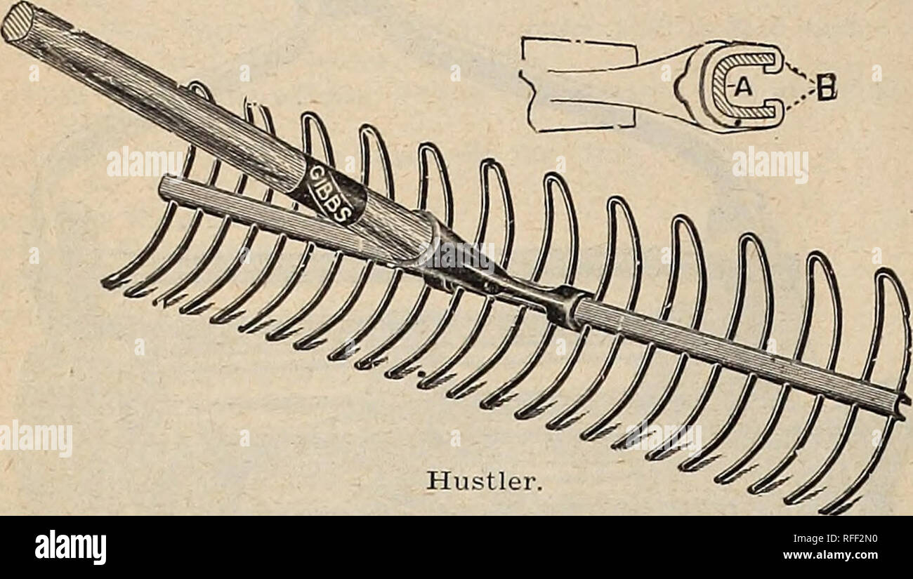 Raking lawn wire rake hi-res stock photography and images - Alamy