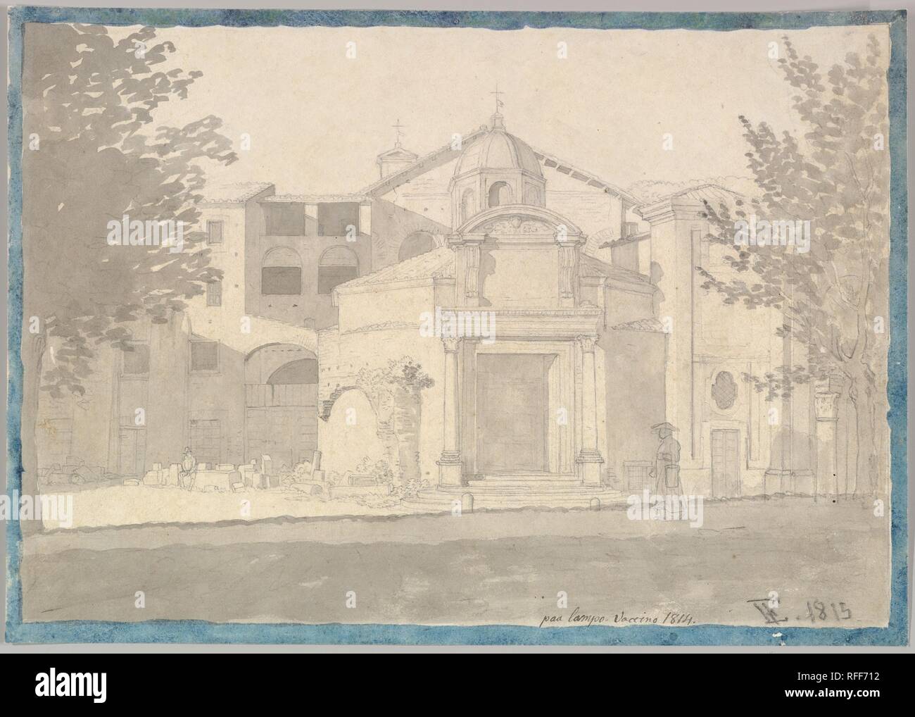 A Section of the Via Sacra, Rome (The Church of Saints Cosmas and ...