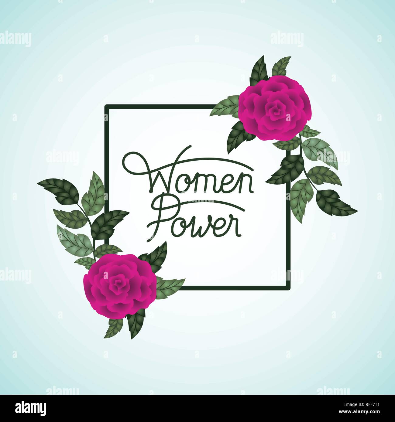women day label with roses Stock Vector Image & Art - Alamy