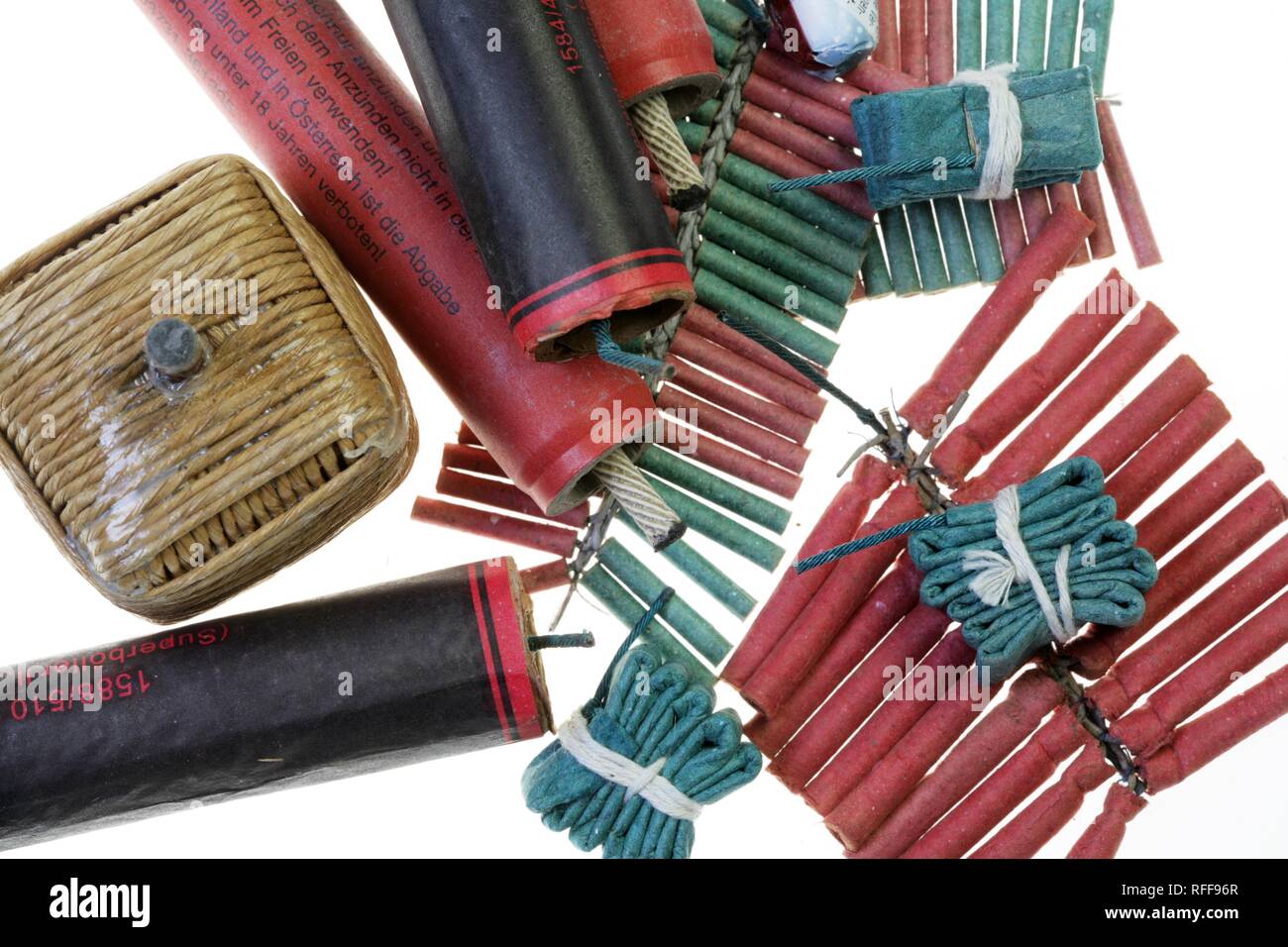 Assortment of fireworks hi-res stock photography and images - Alamy