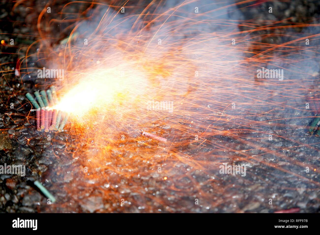 Fireworks line hi-res stock photography and images - Alamy