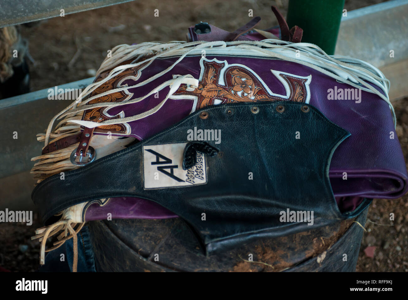 Western rodeo cowboy gear Stock Photo - Alamy