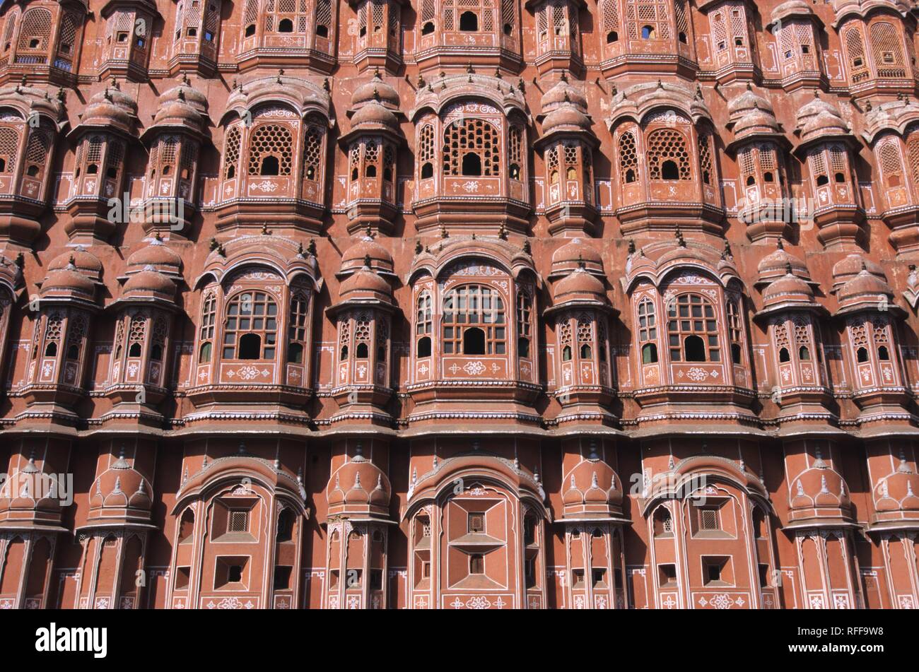Hawa Mahal, Palace of winds, Jaipur, Rajasthan, India Stock Photo - Alamy
