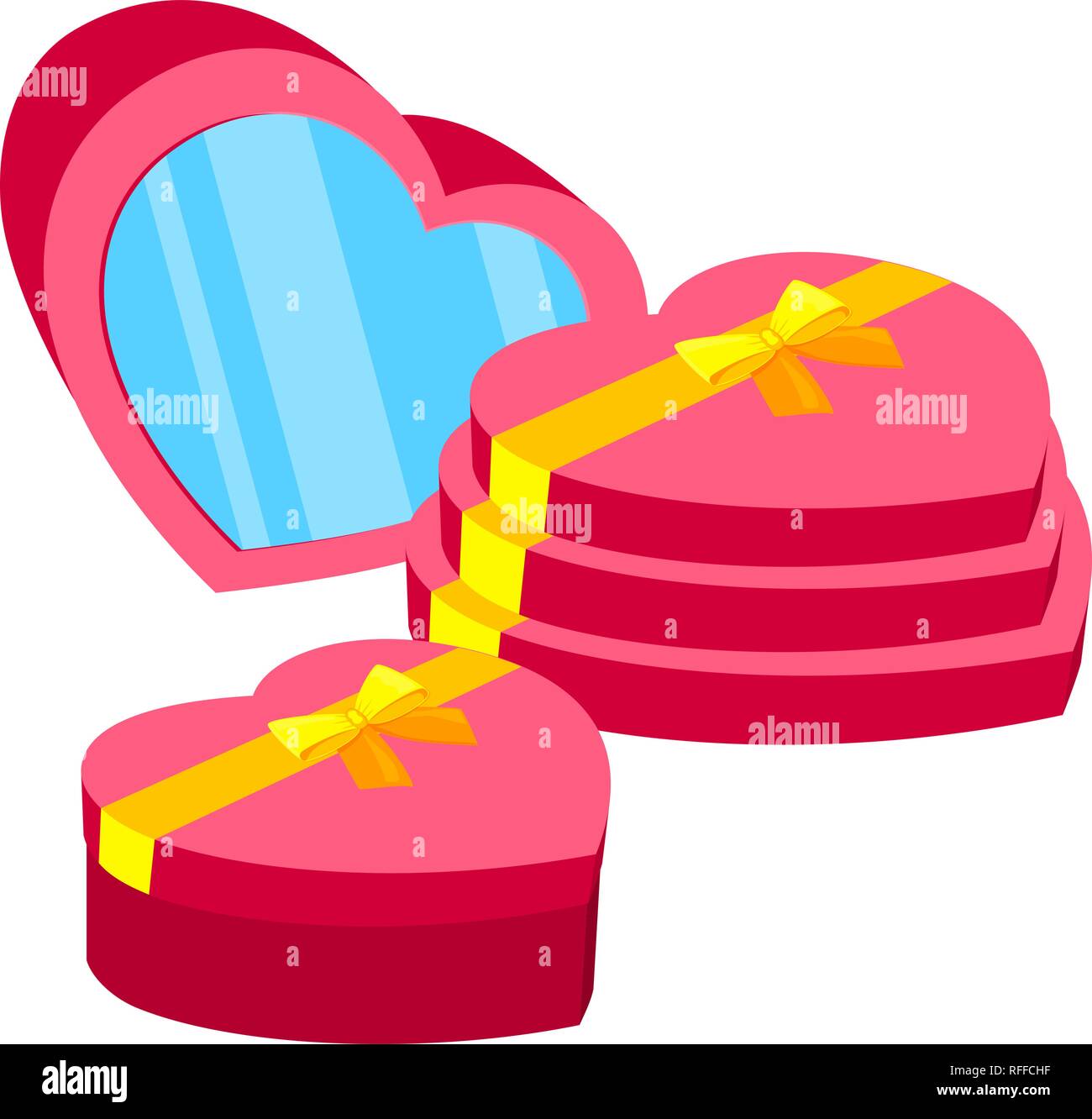 White present box pink Stock Vector Images - Alamy