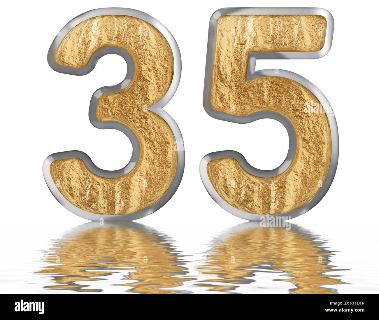 Numeral 35 thirty five reflected hi-res stock photography and images ... Numeral 35 thirty five reflected hi-res stock photography and images ...