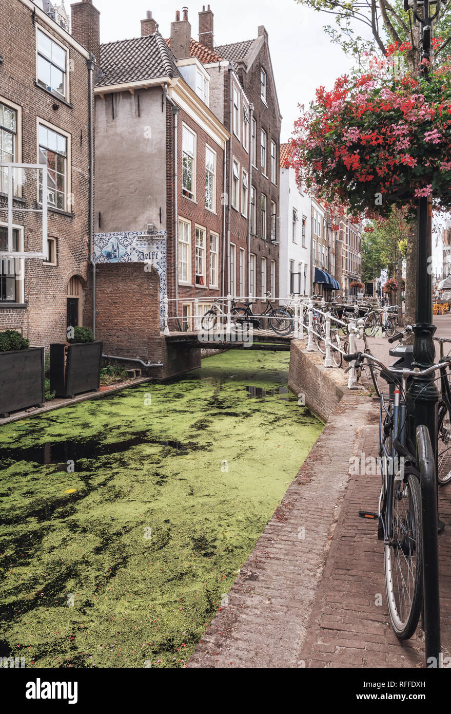 Delft Bridge Over Canal High Resolution Stock Photography and Images ...