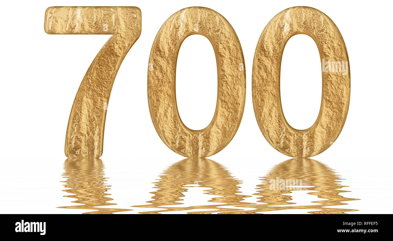 3d number 700 hi-res stock photography and images - Alamy