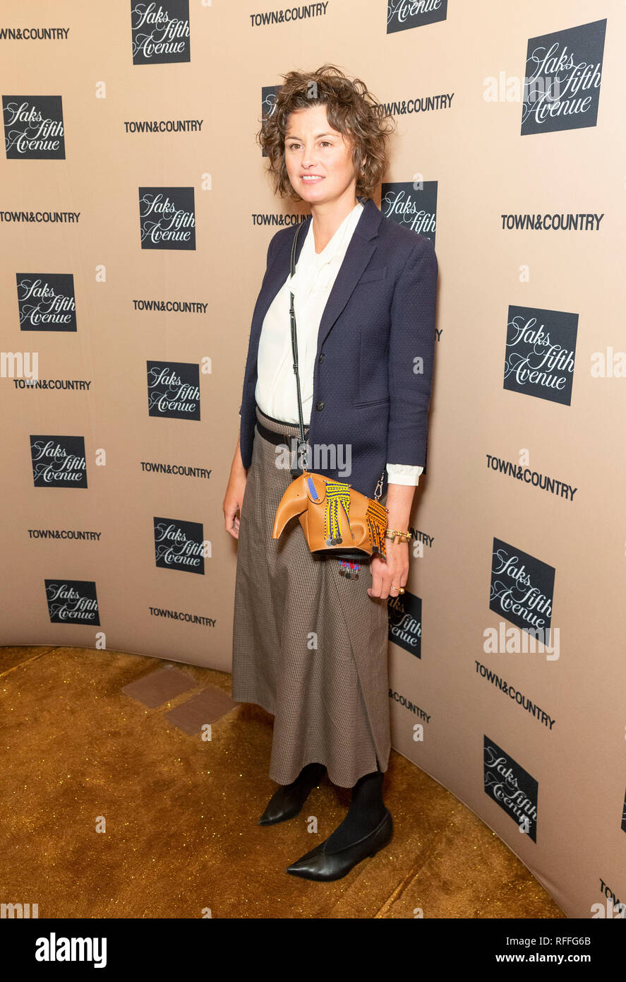 New York, NY - January 24, 2019: Trish Goff attends 2019 Town & Country ...