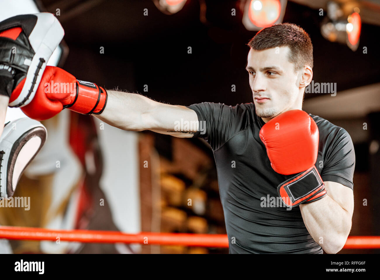 Professional boxing punch hi-res stock photography and images - Alamy