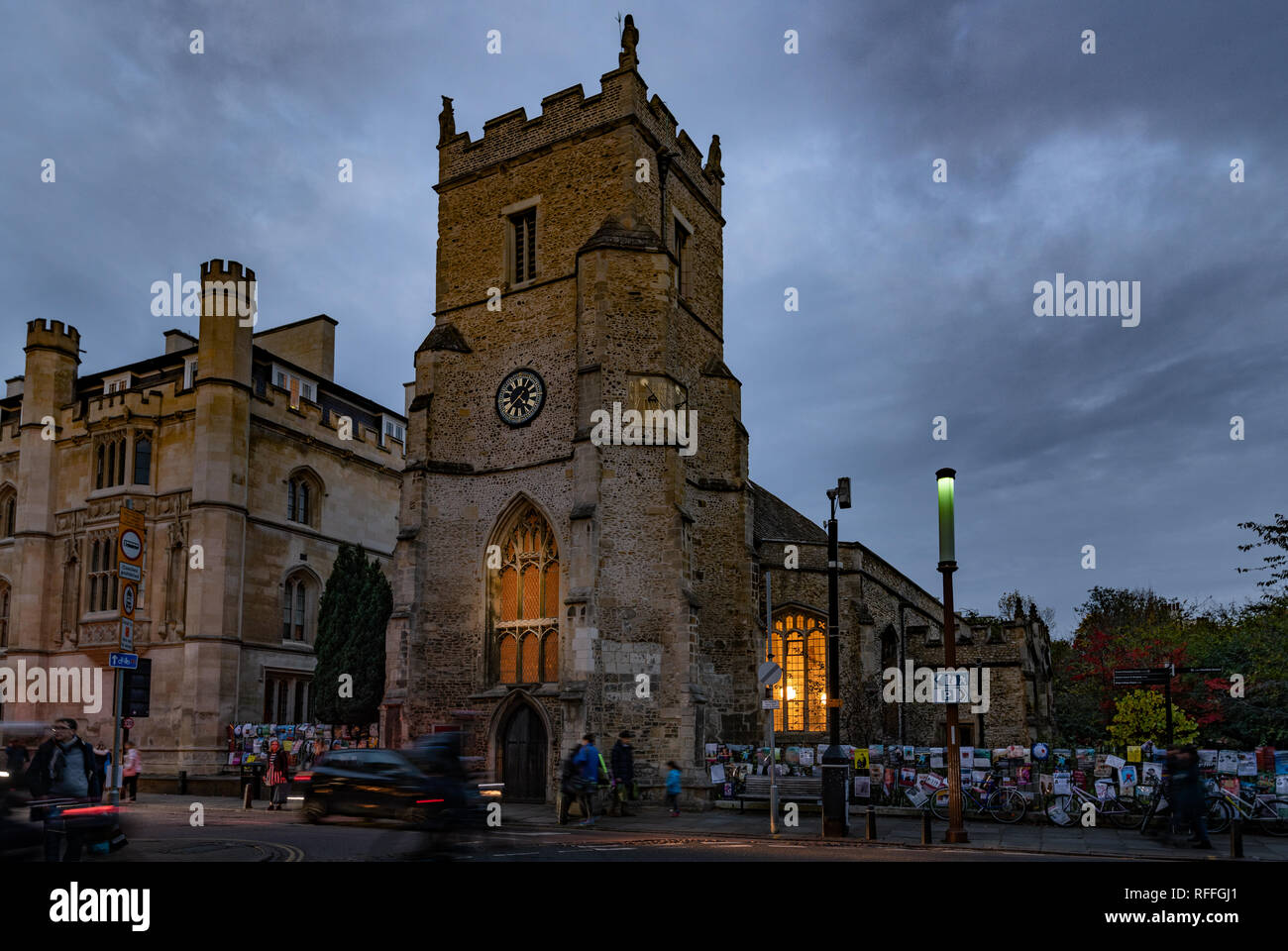 St botolphs church at night hi-res stock photography and images - Alamy