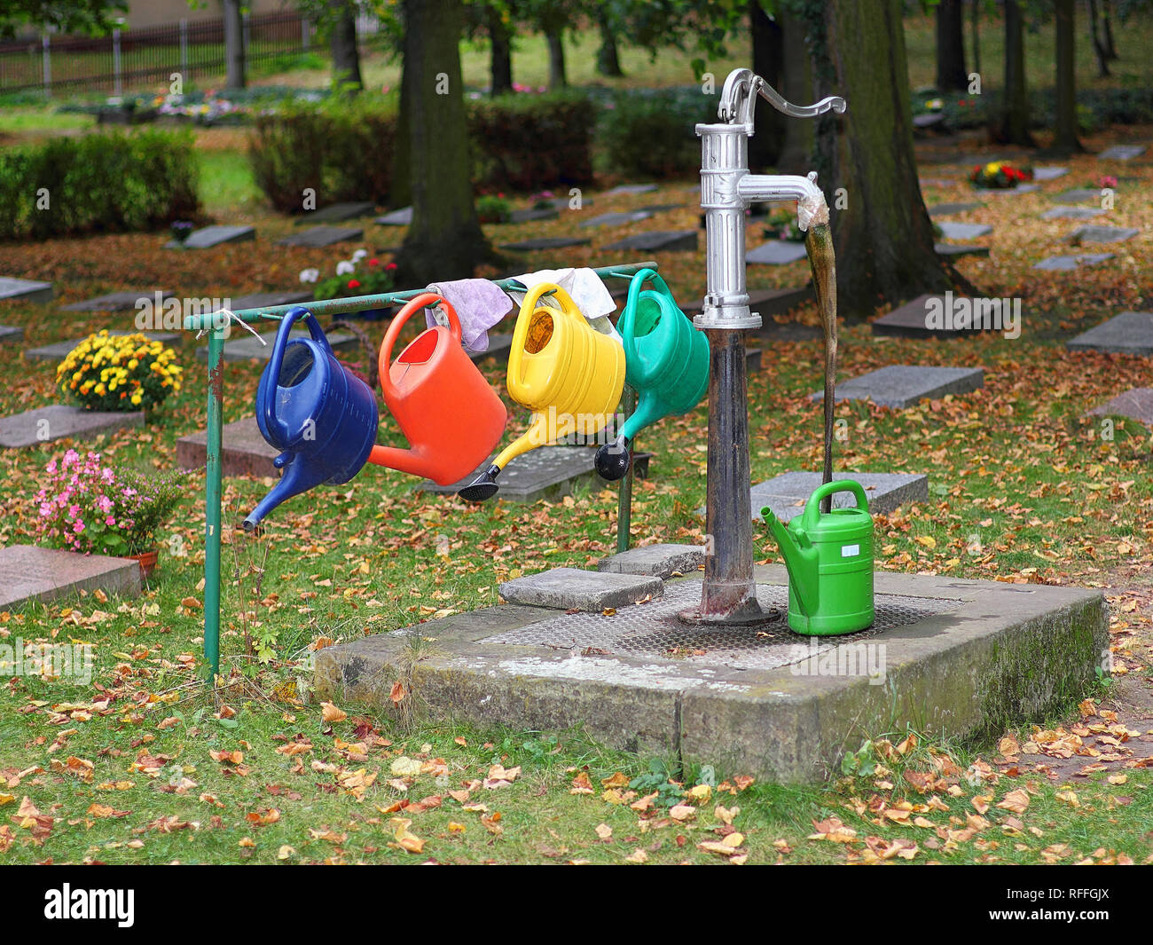 Watering graves hi-res stock photography and images - Alamy