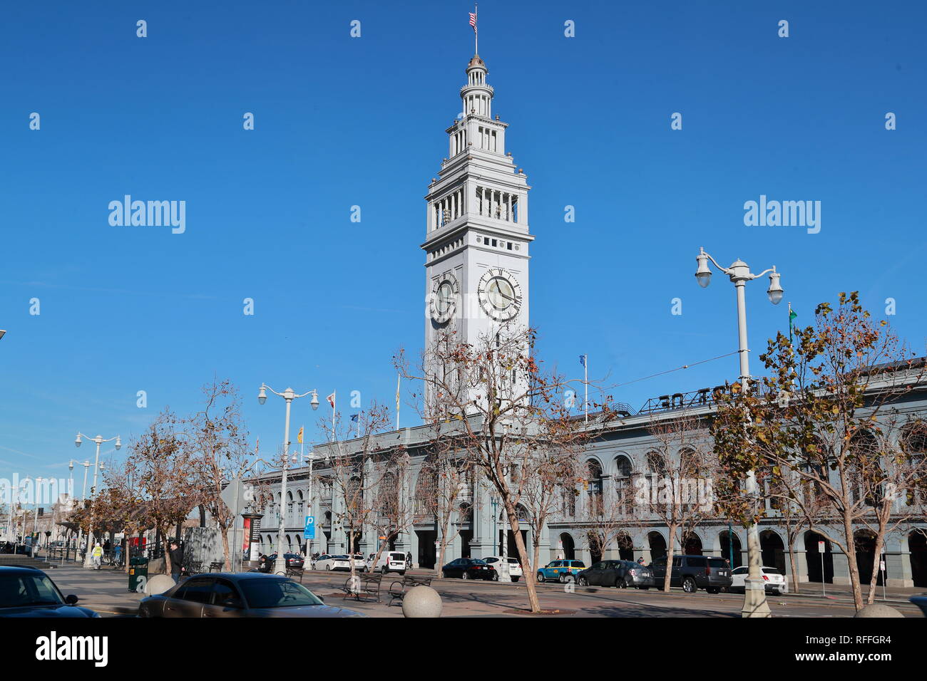 The landmark Ferry Building in San Francisco, USA Stock Photo - Alamy