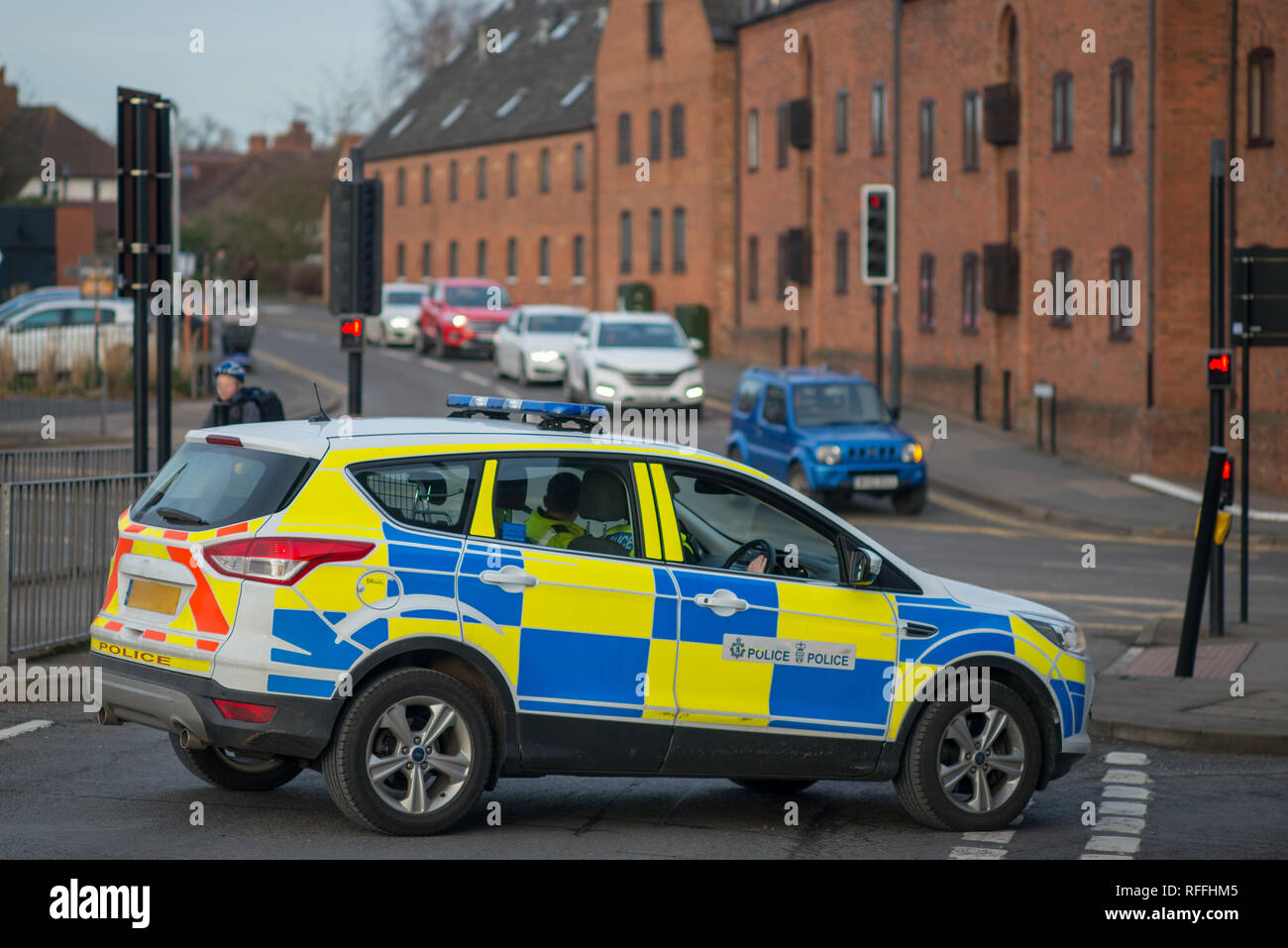 Car skidding to stop hi-res stock photography and images - Alamy
