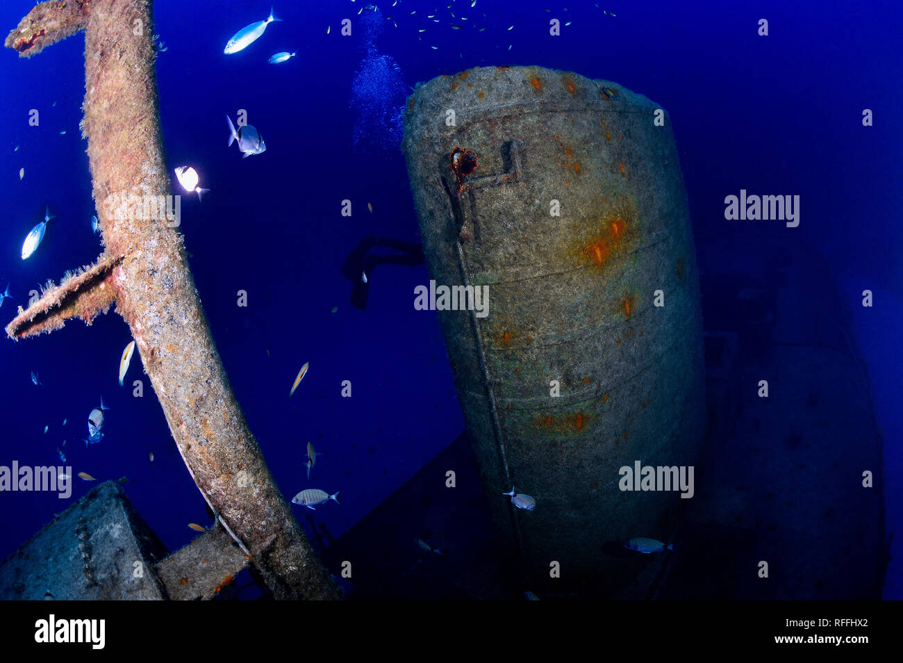 MV Rozi Wreck in Malta Stock Photo - Alamy