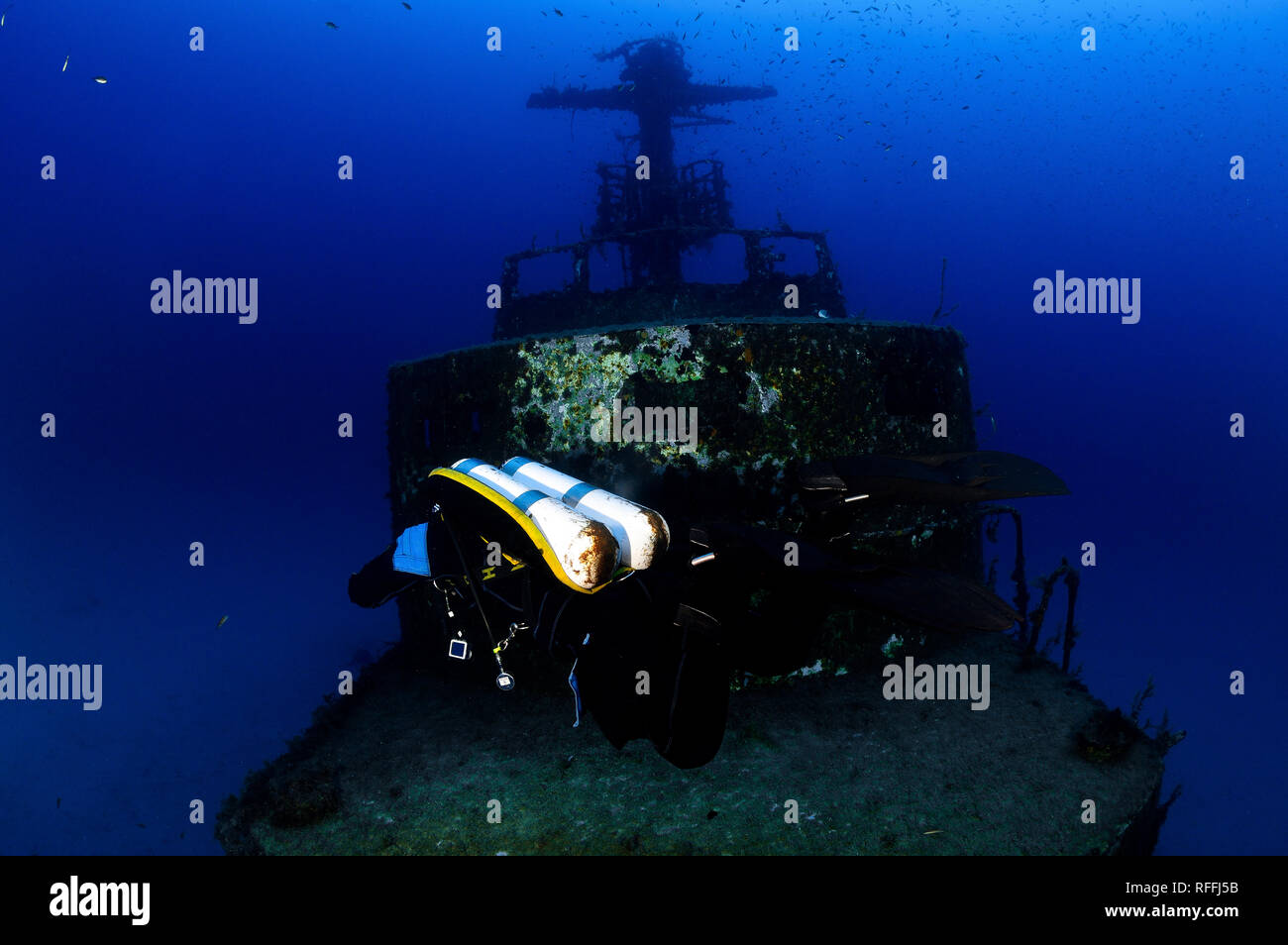 P29 Wreck in Malta Stock Photo - Alamy