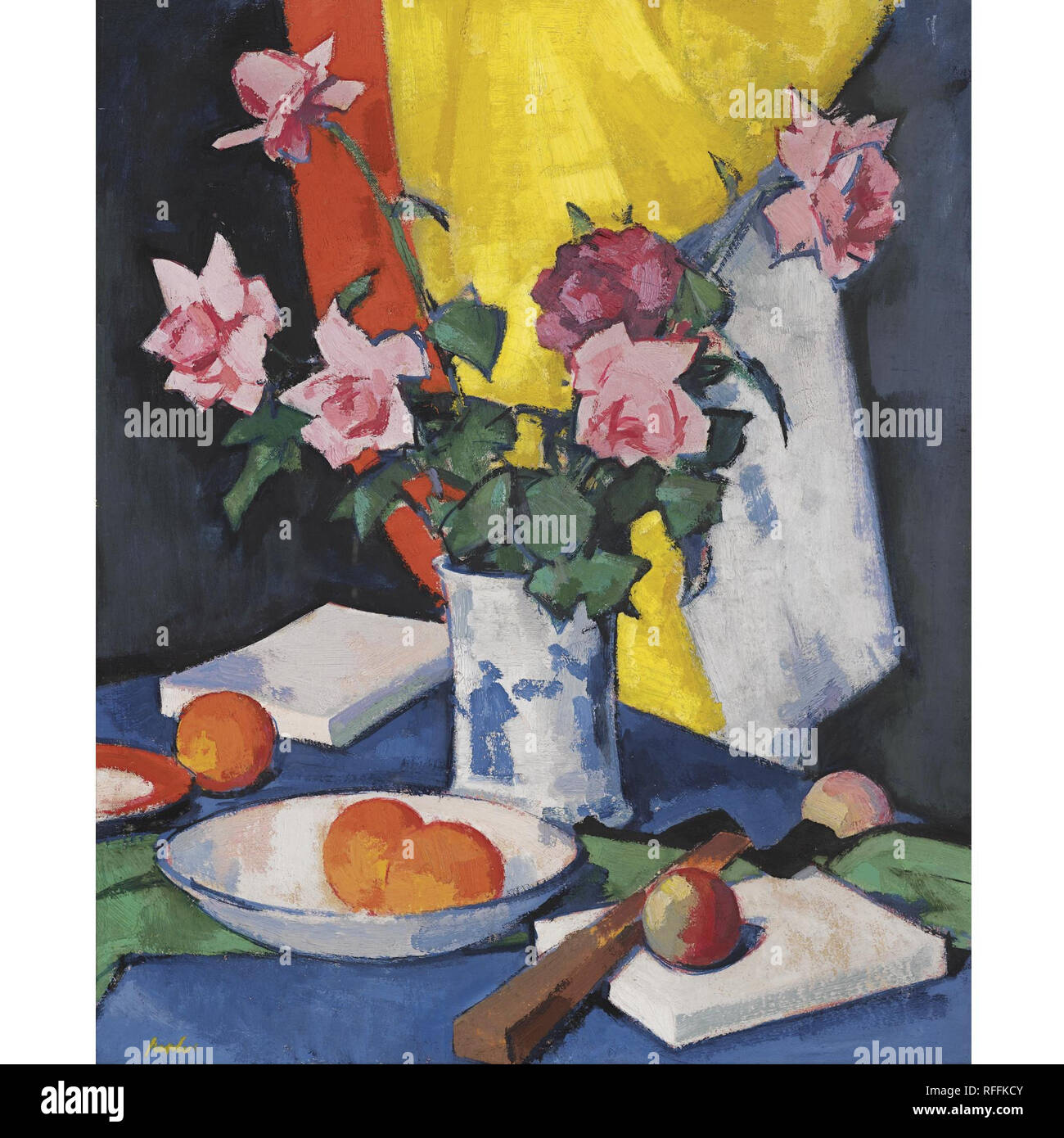 Samuel john peploe pink roses hi-res stock photography and images - Alamy