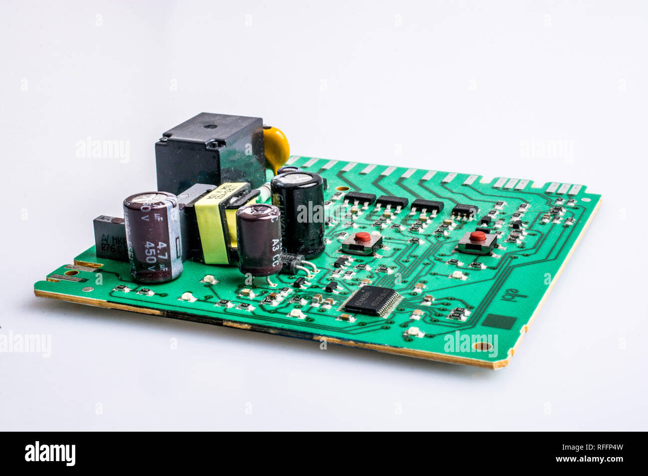 Green circuit board hi-res stock photography and images - Alamy