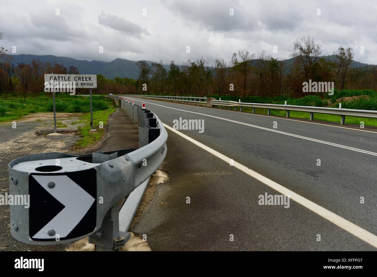 Cattle creek sign and the david burgess bridge, Scenes from the drive ...