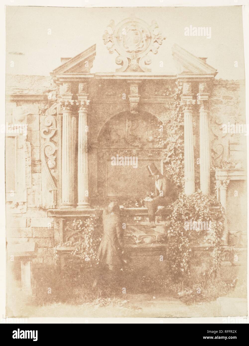 Edinburgh. Greyfriars' Churchyard. Artist: David Octavius Hill (British ...