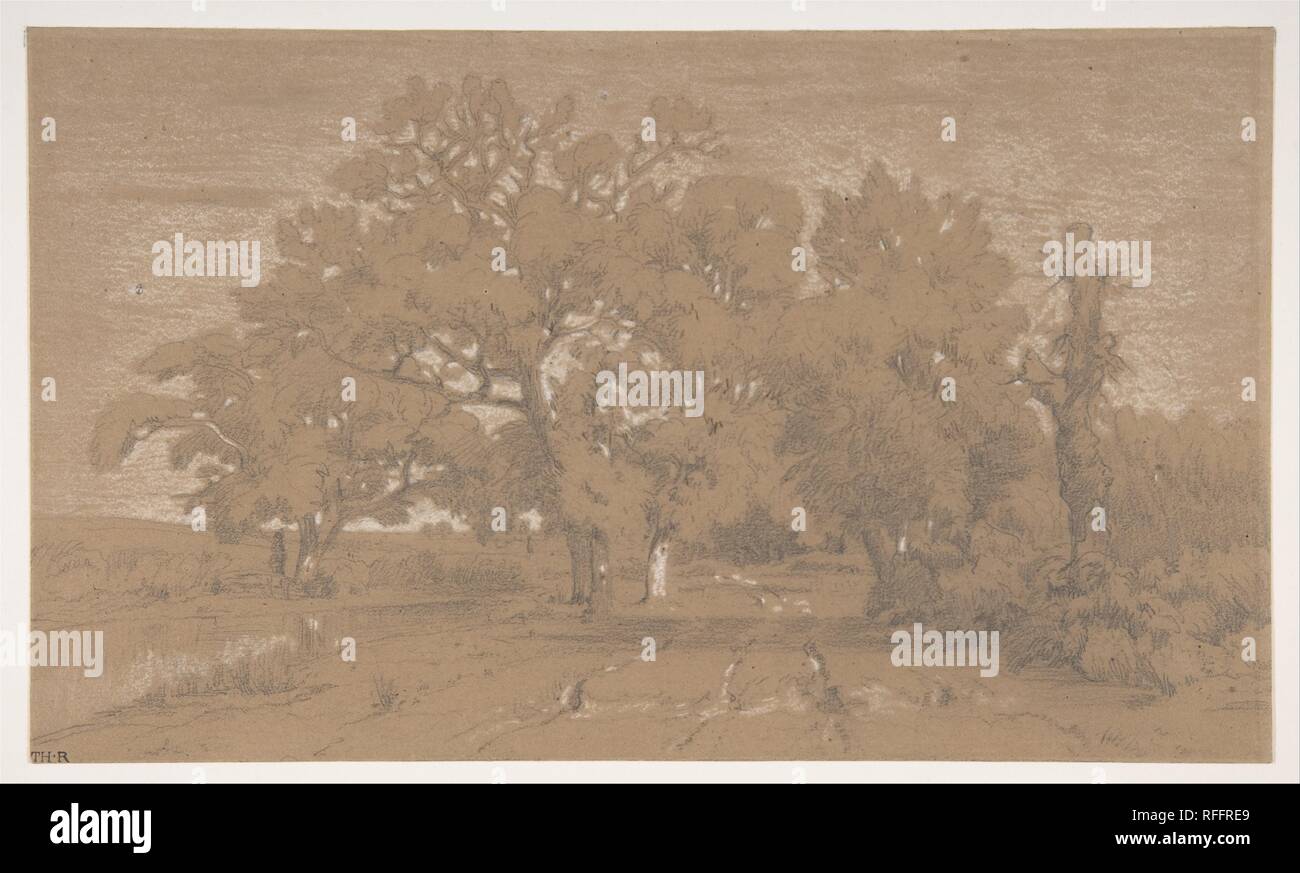 Landscape. Artist: Théodore Rousseau (French, Paris 1812-1867 Barbizon ...