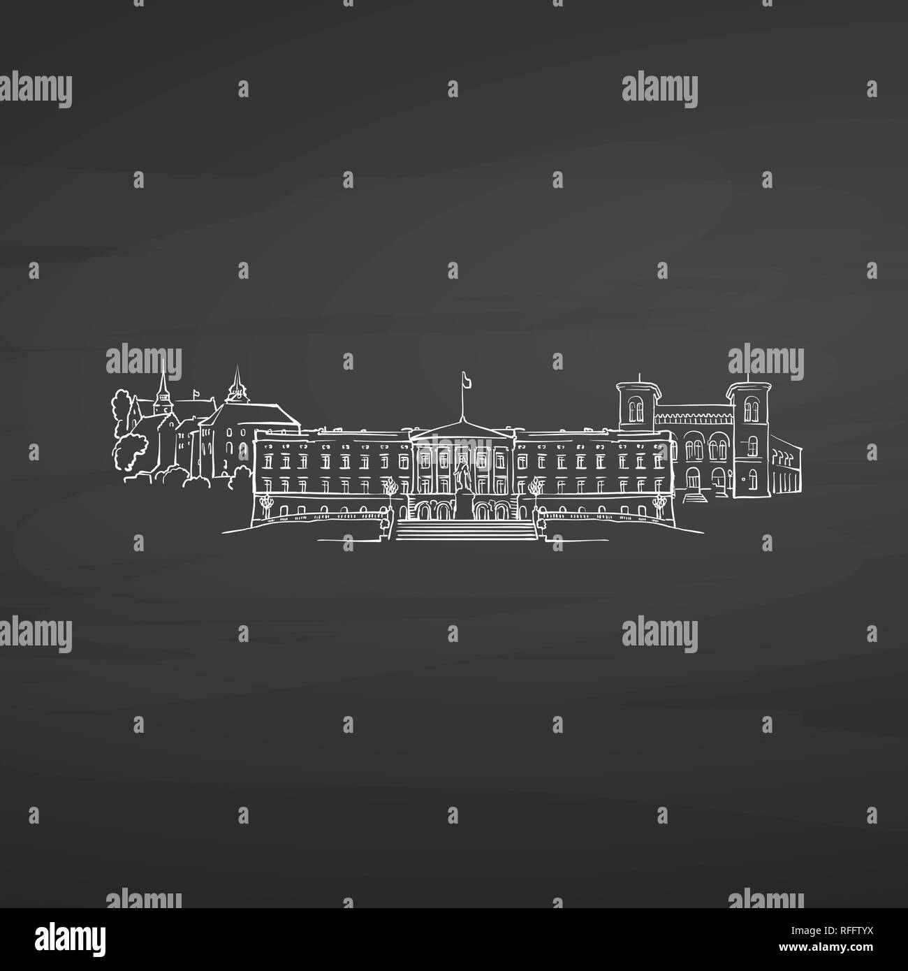 Modern architecture oslo Stock Vector Images - Alamy