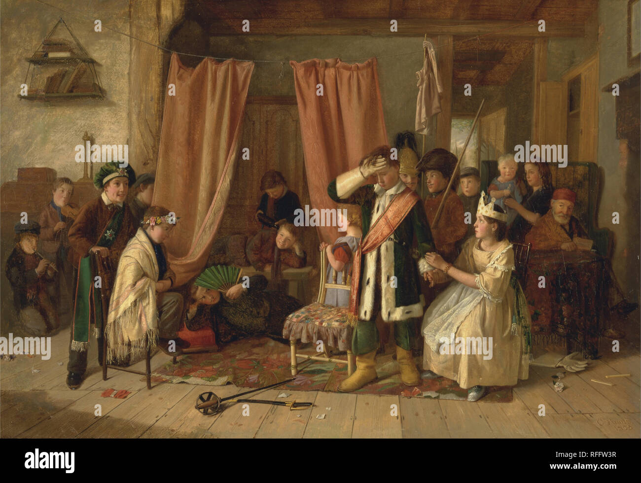 Hamlet play painting hi-res stock photography and images - Alamy