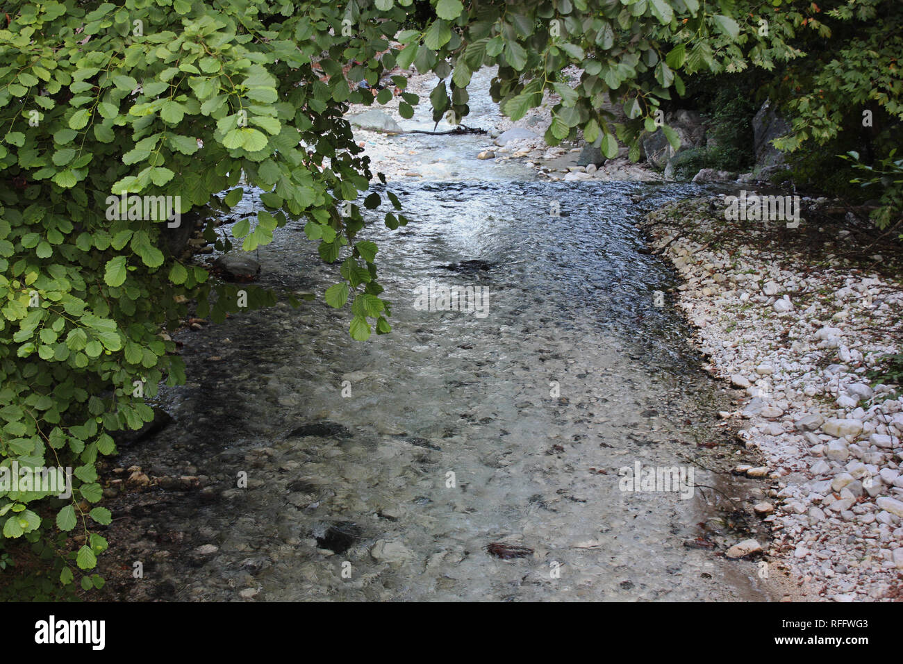 River and Springs in Pozar Thermal Baths Aridaia Greece Stock Photo - Alamy