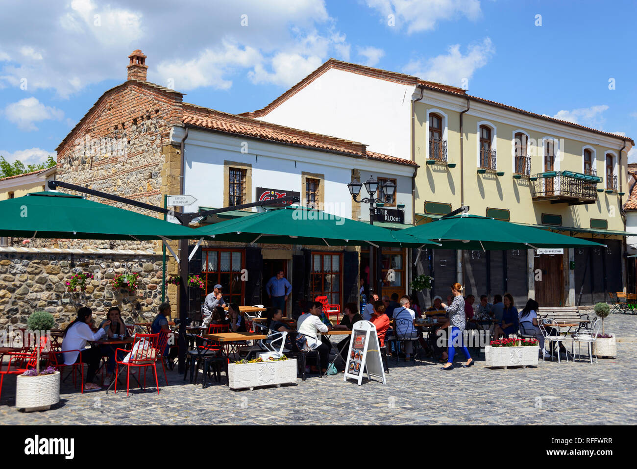 Marketplace, district Old bazaar, Pazari i Vjeter, historic bazaar ...