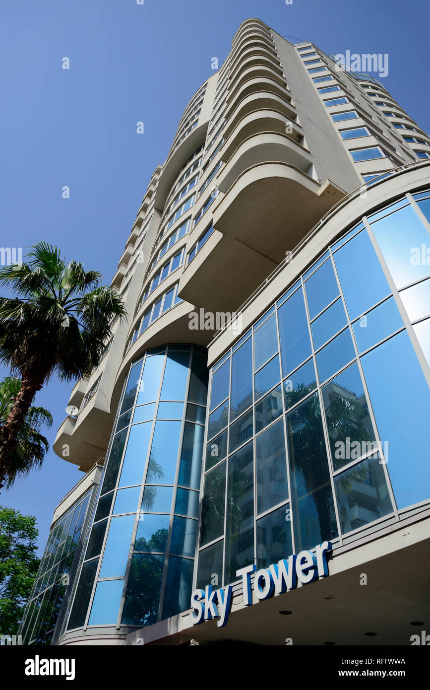 Sky Tower, Tirana, Albania Stock Photo - Alamy