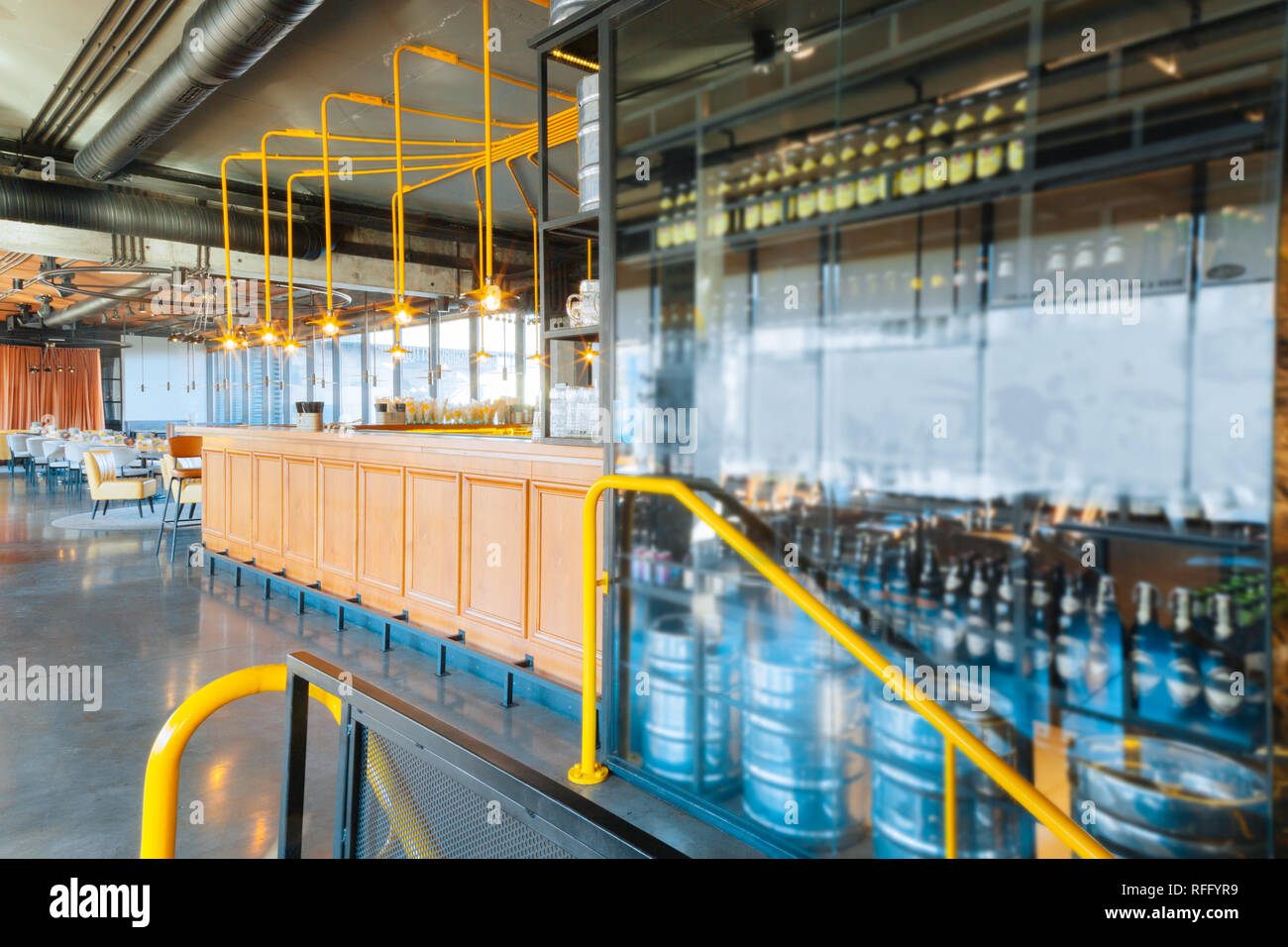 Beer bottles wall hi-res stock photography and images - Alamy