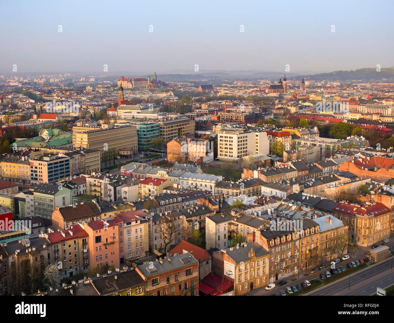 Krakow Aerial View High Resolution Stock Photography and Images - Alamy