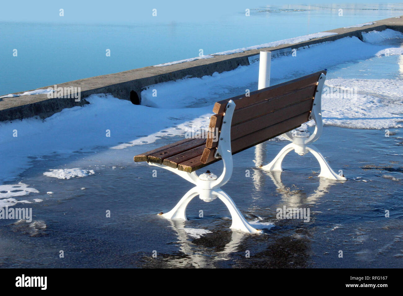 After the Ice Storm early morning Stock Photo - Alamy