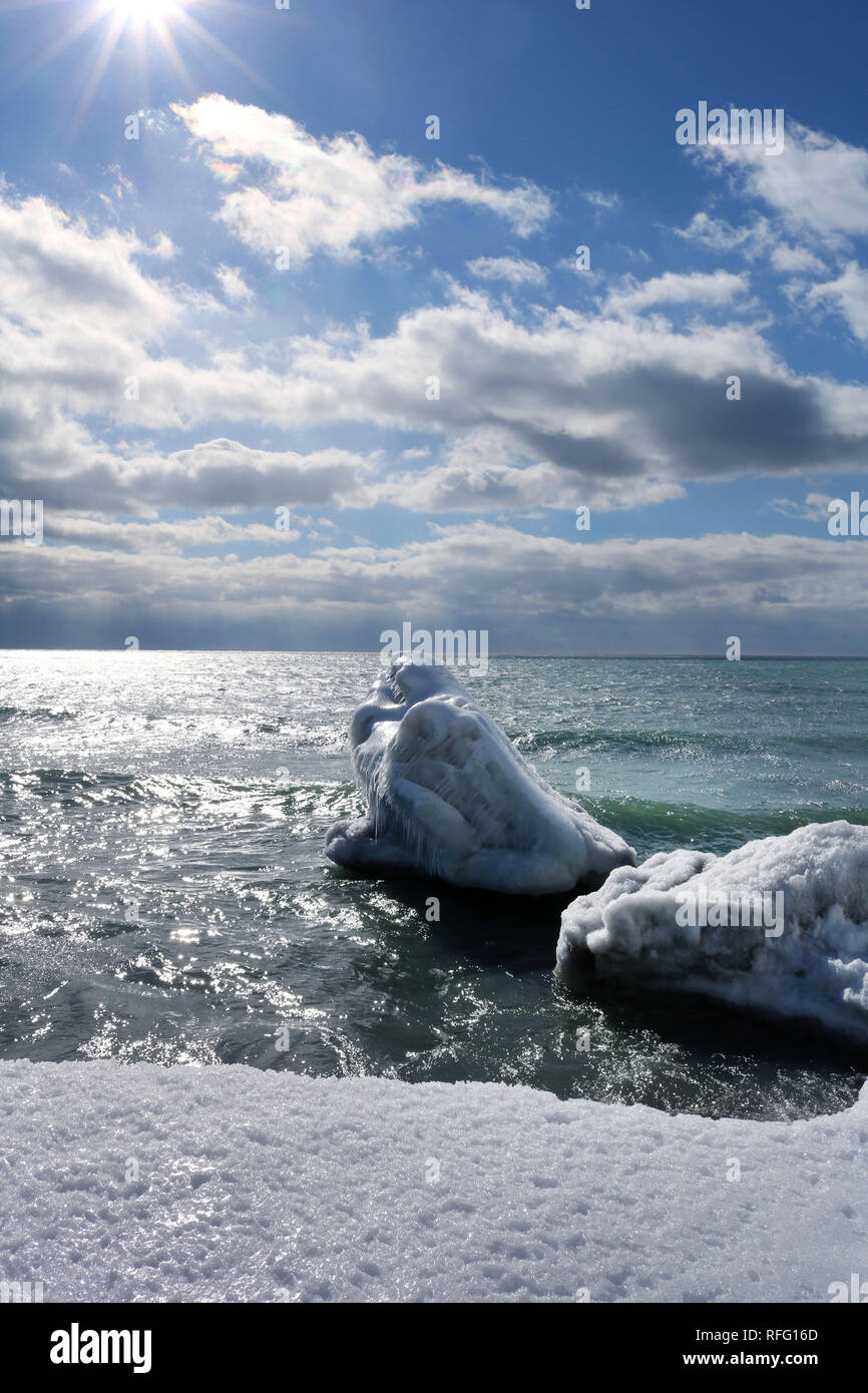 After the Ice Storm early morning Stock Photo - Alamy