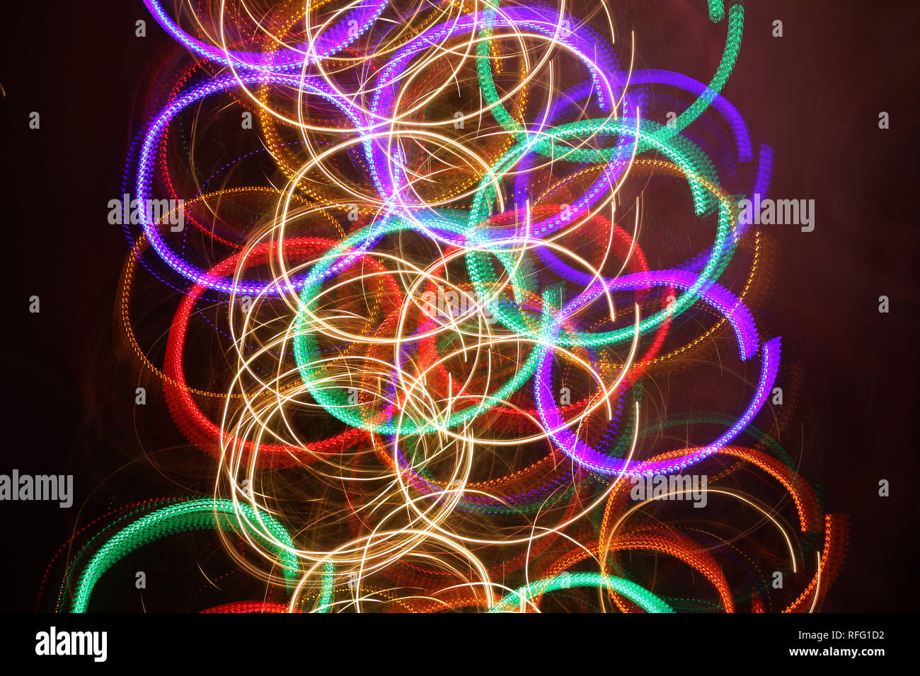 Light painting abstract designs Stock Photo - Alamy