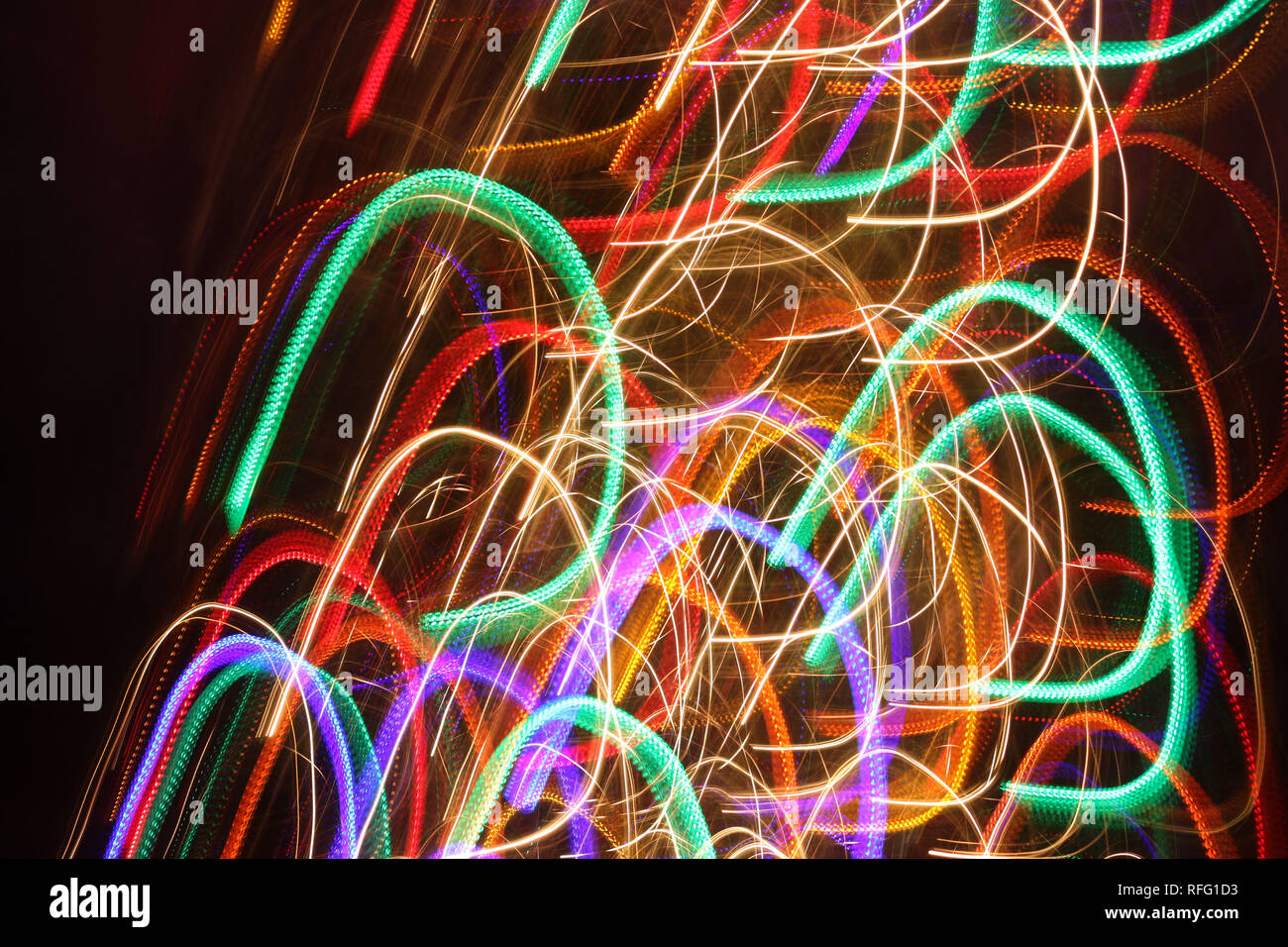 Light painting abstract designs Stock Photo - Alamy