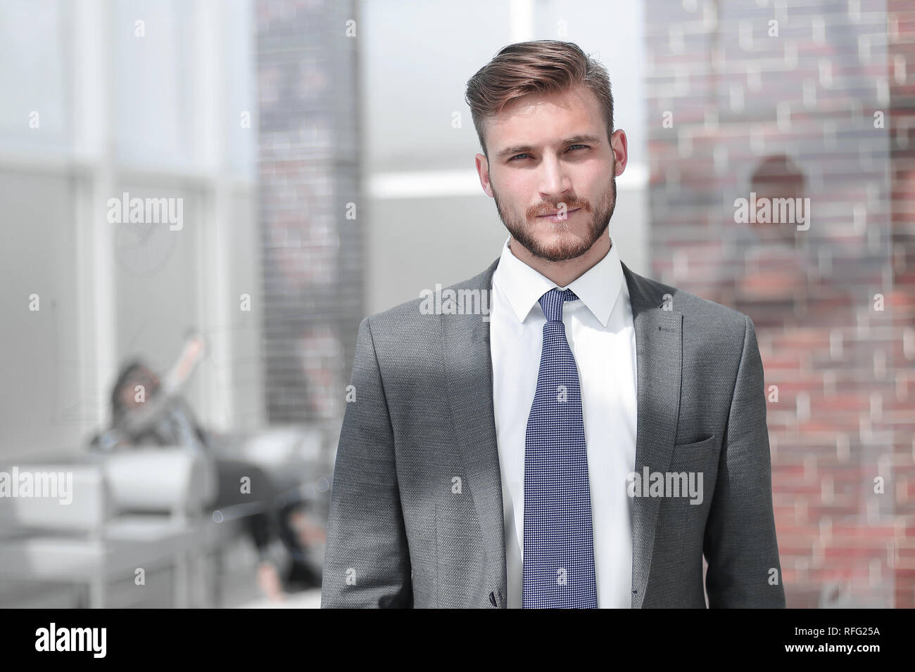 portrait of a successful business man Stock Photo - Alamy
