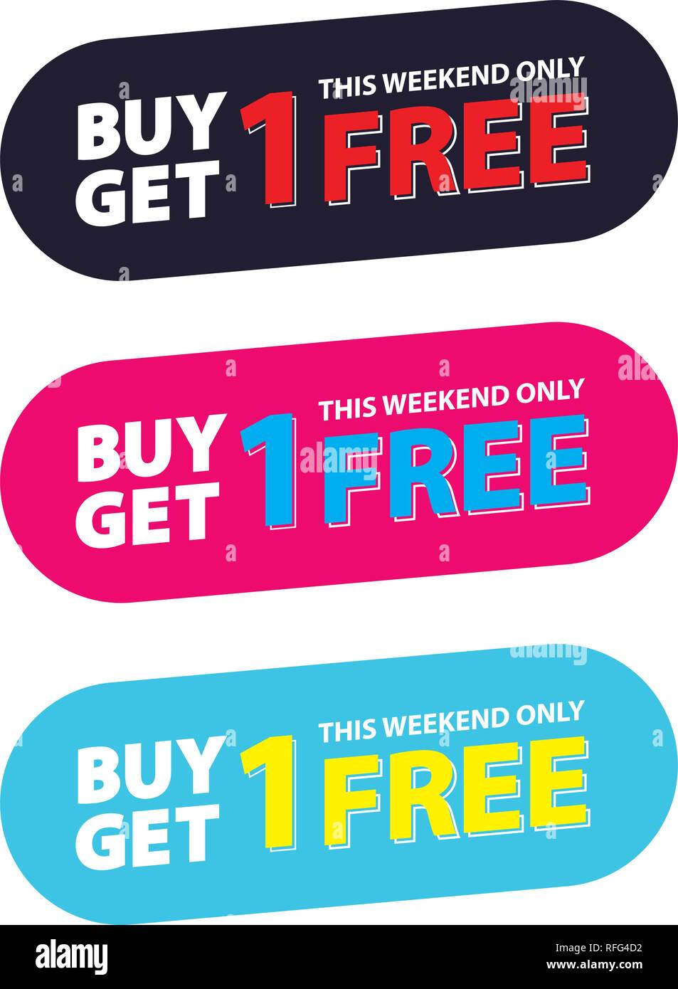 One month only Stock Vector Images - Alamy