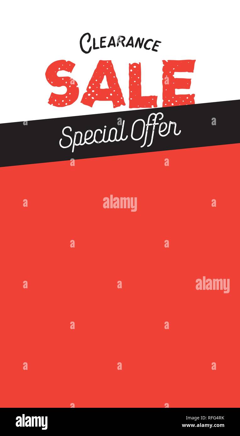 Frame blank Clearance Sale vintage style heading design for banner or ...
