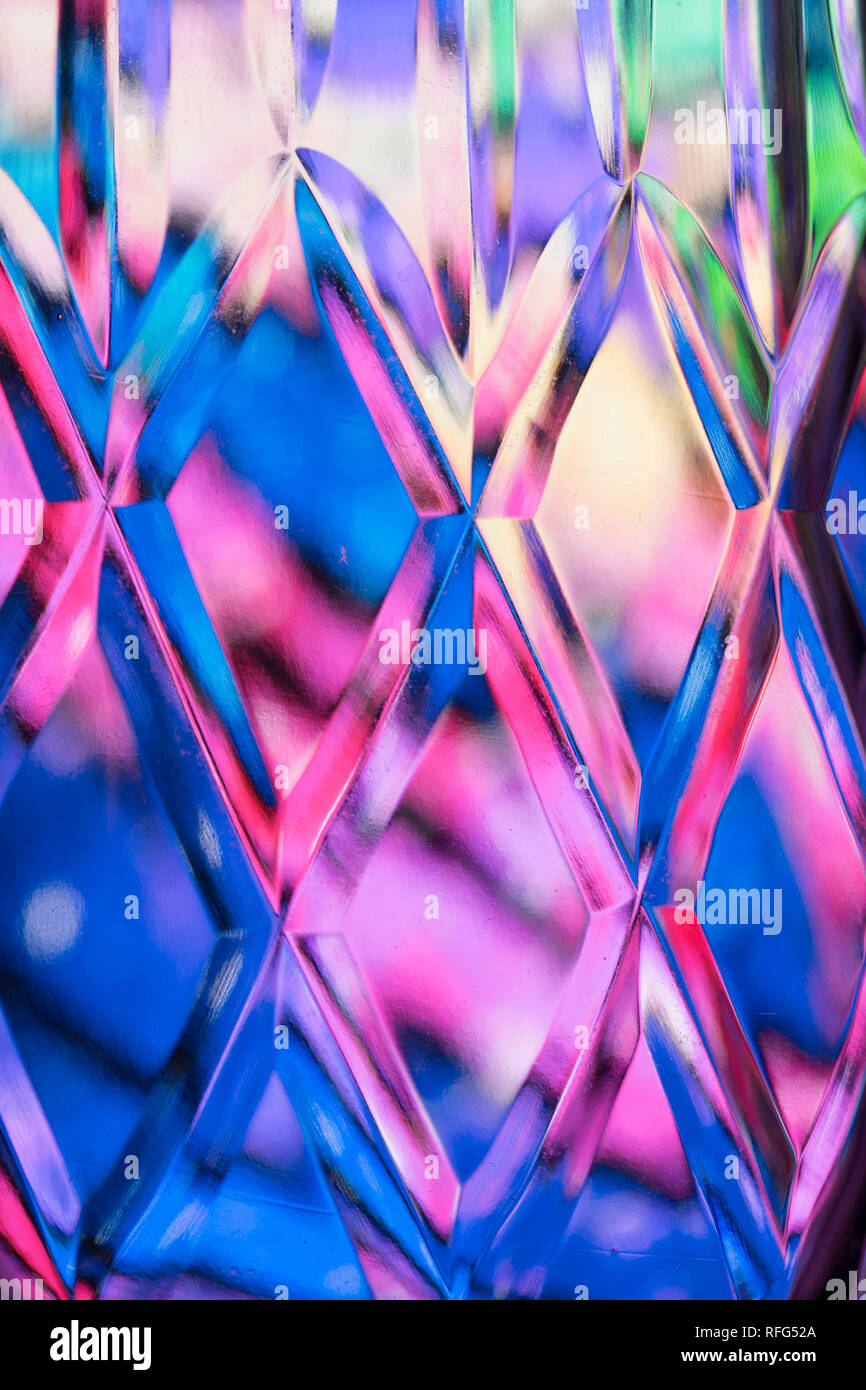 Abstract diamond textured background of a brightly colored imaged ...