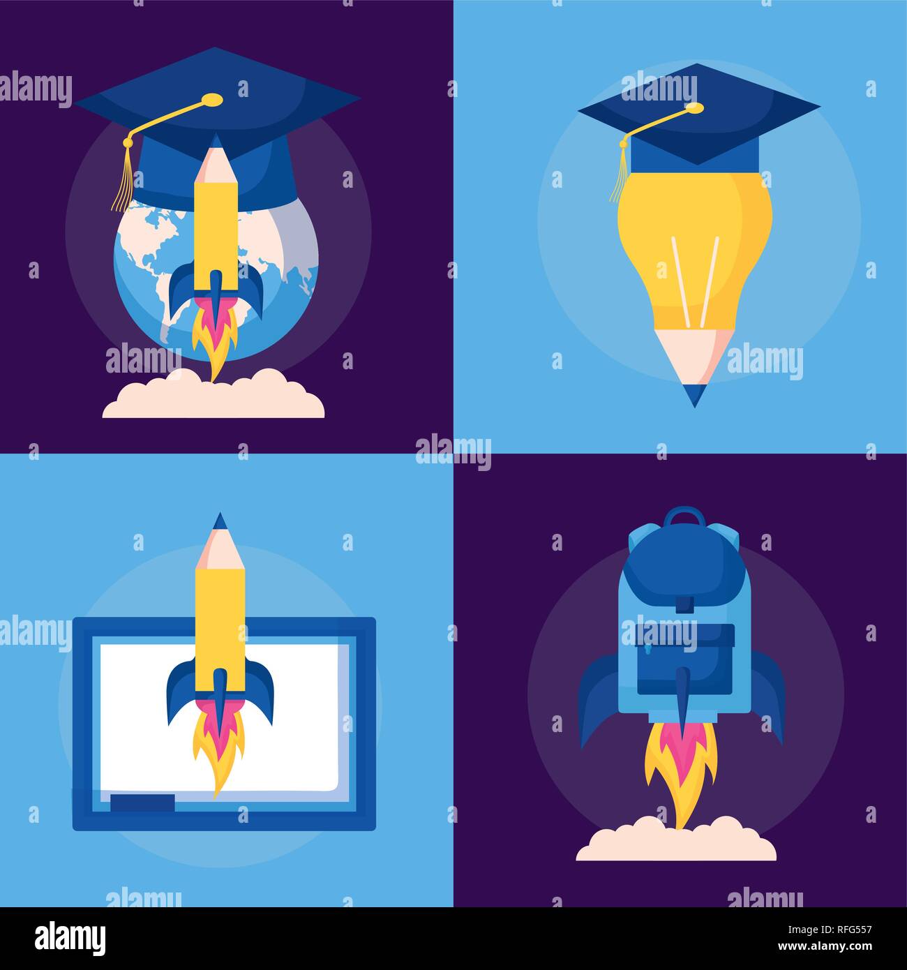 education supplies school Stock Vector Image & Art - Alamy