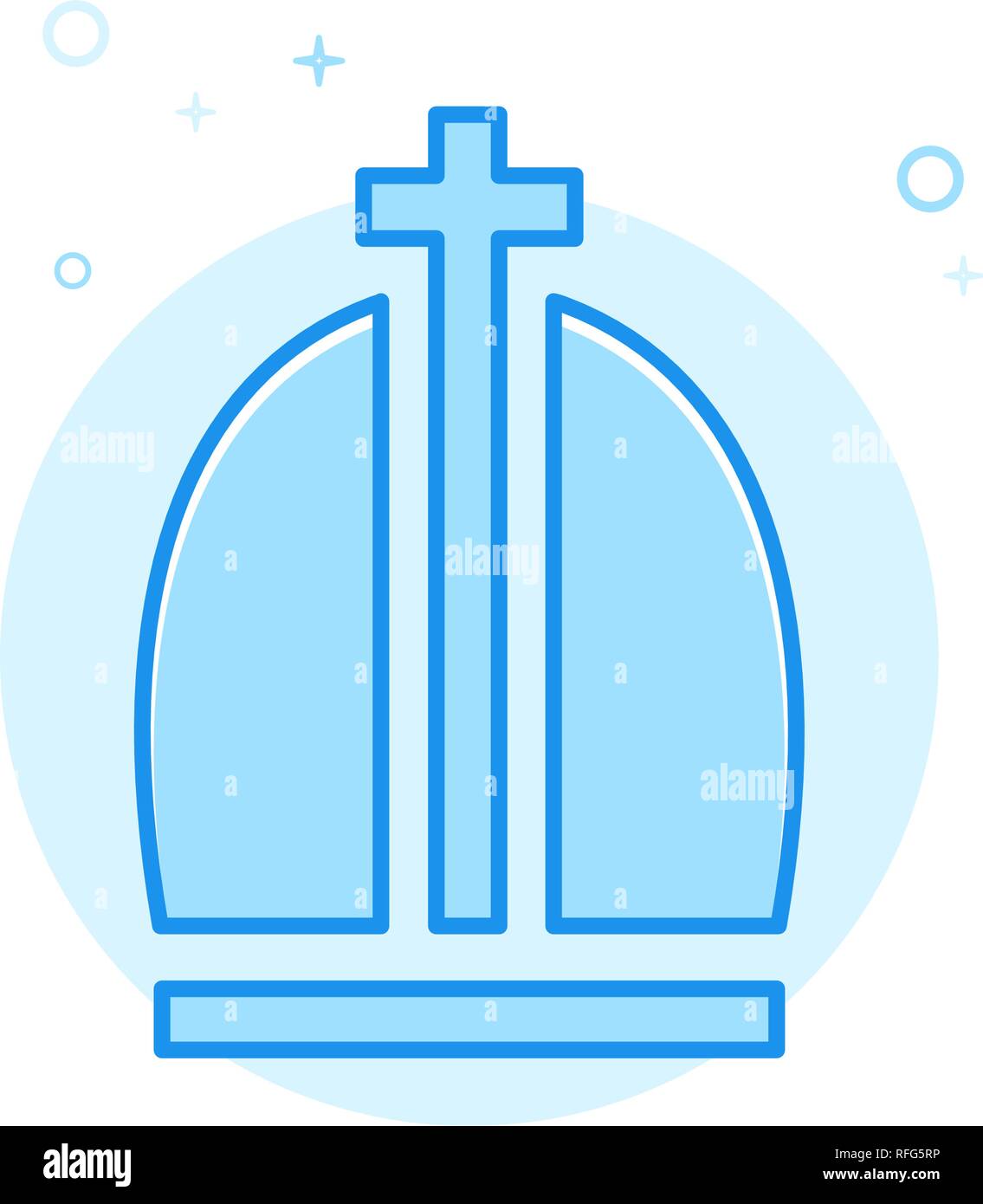 Christian Crown Flat Vector Icon. Royal Symbol, Pictogram, Sign. Light ...