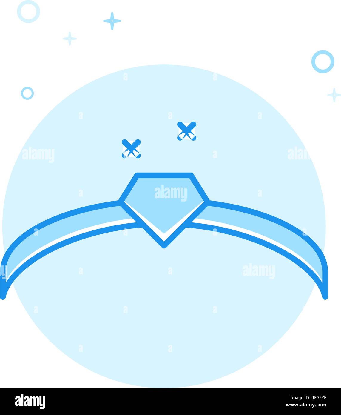 Diamond Tiara Flat Vector Icon. Royal Diadem Symbol, Pictogram, Sign ...