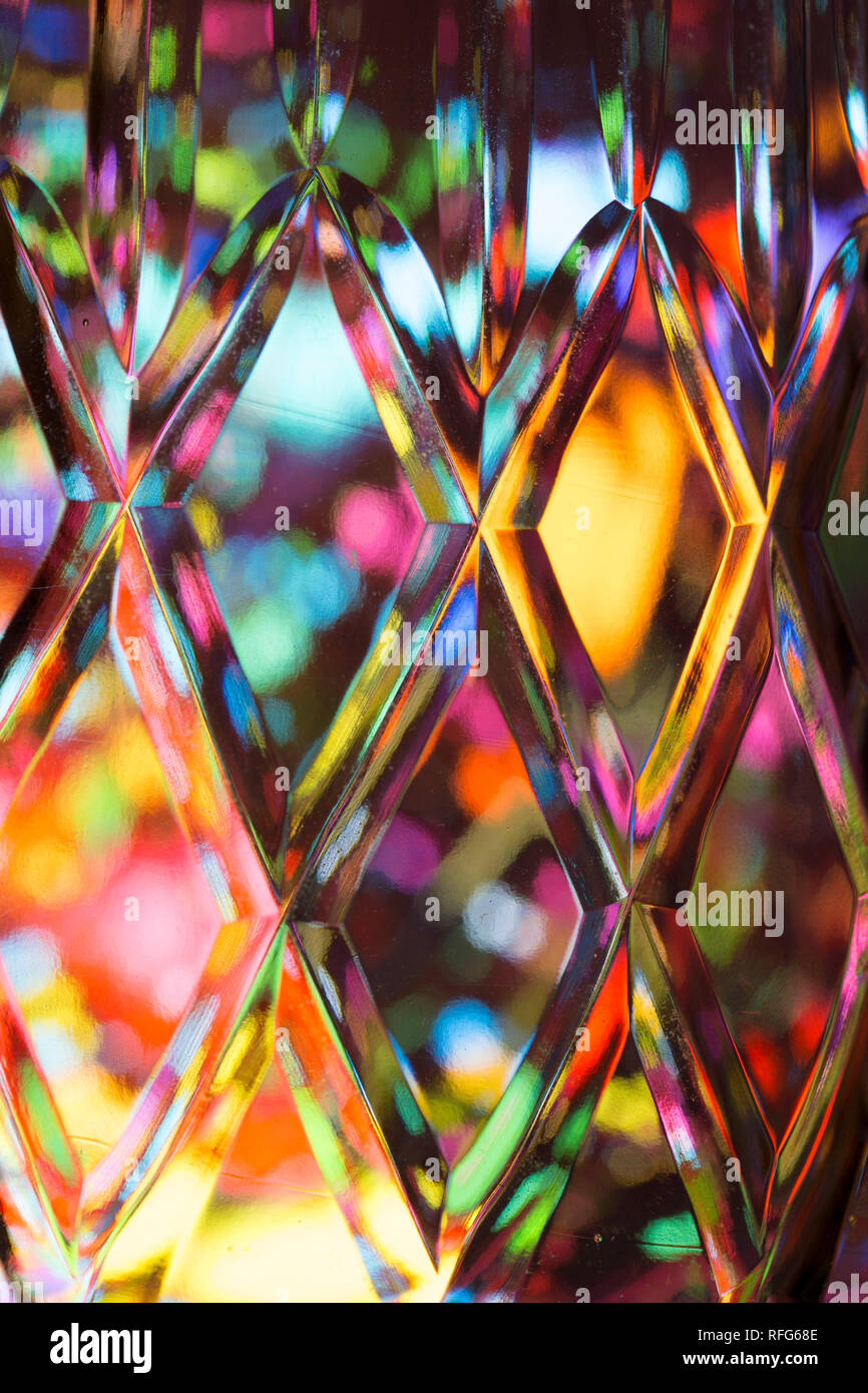 Abstract diamond textured background of a brightly colored imaged ...