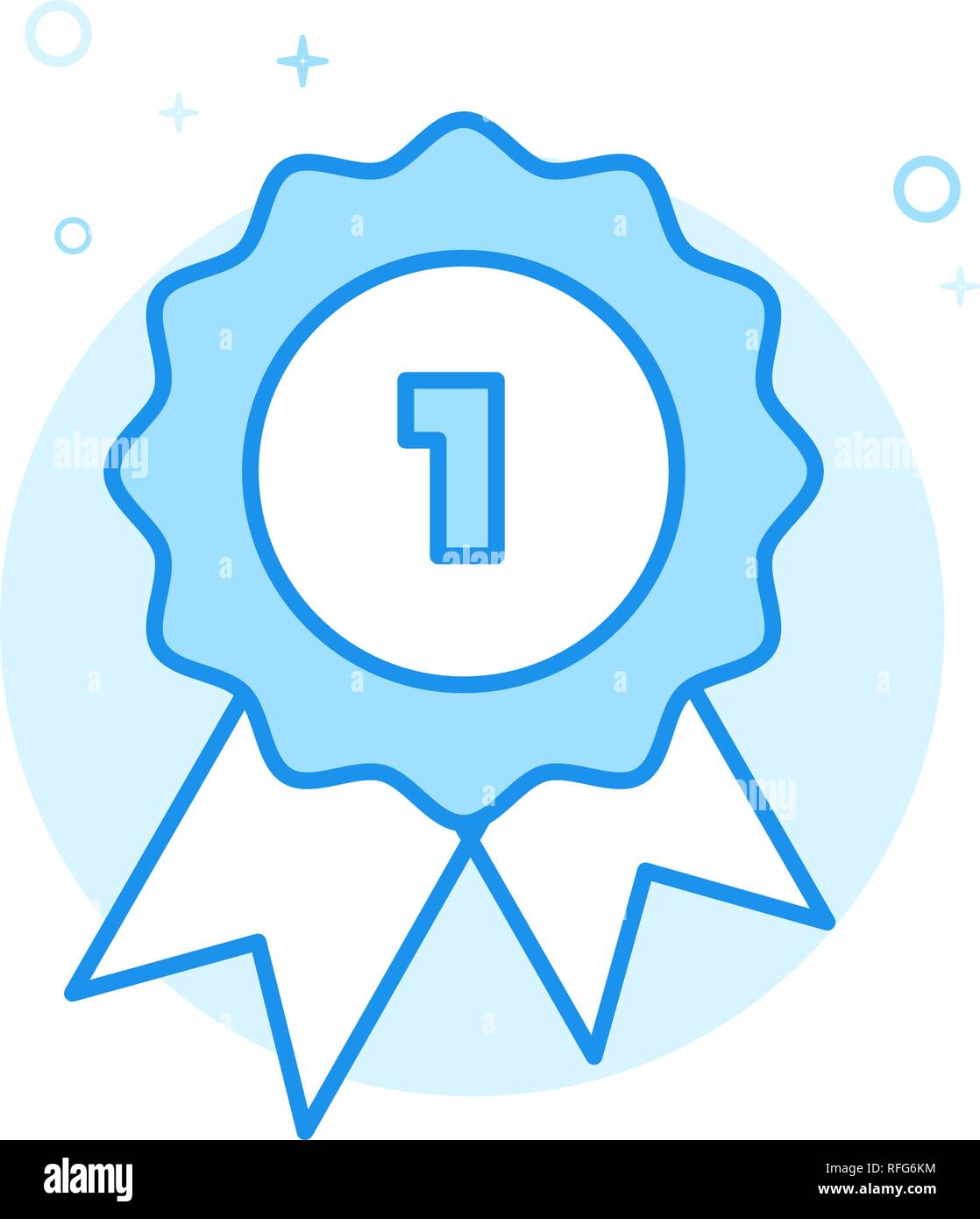 Quality Seal Flat Vector Icon. Certificate Stamp Symbol, Pictogram ...