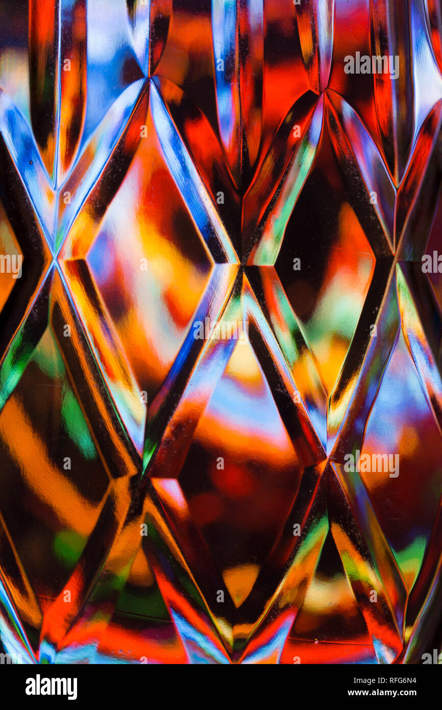 Abstract diamond textured background of a brightly colored imaged ...