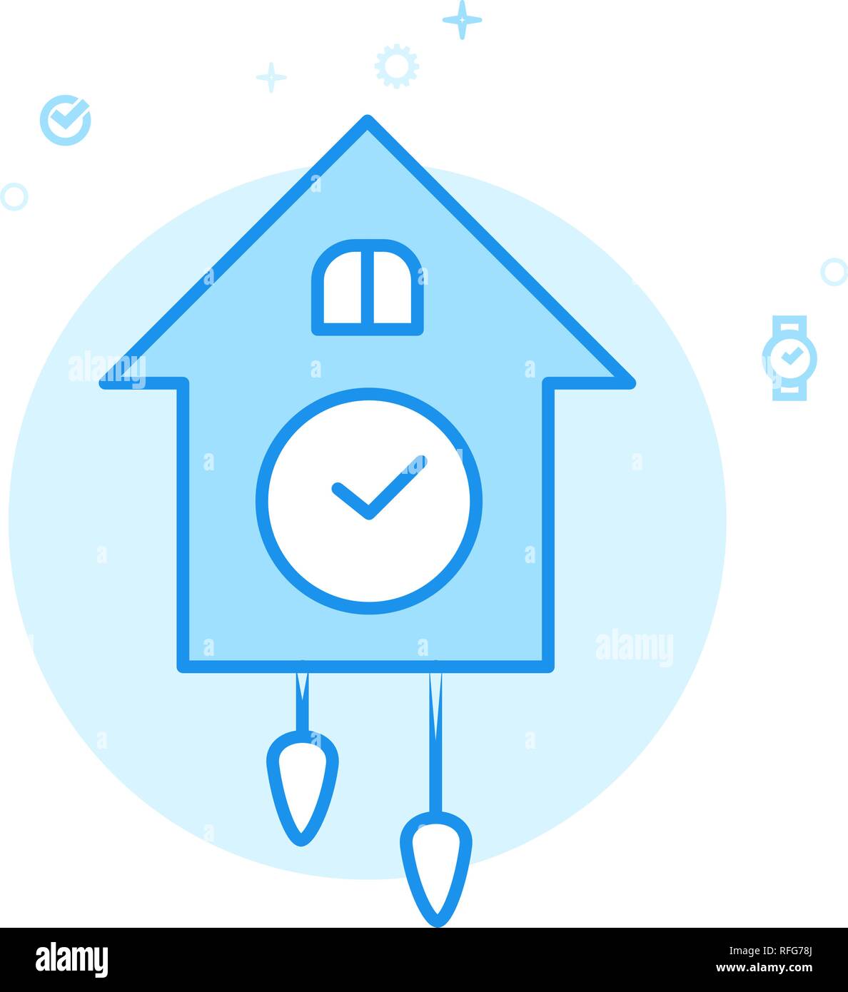 Cuckoo clock Stock Vector Images - Alamy
