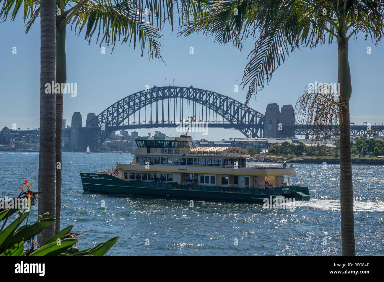 Darling harbour bridge nsw australia hi-res stock photography and ...