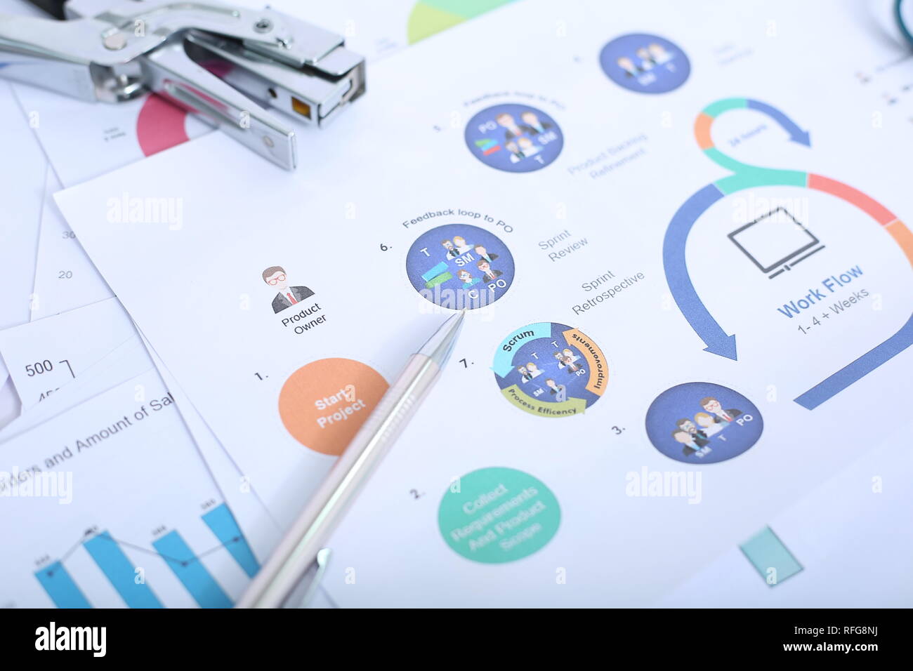 Office stapler icon hi-res stock photography and images - Alamy