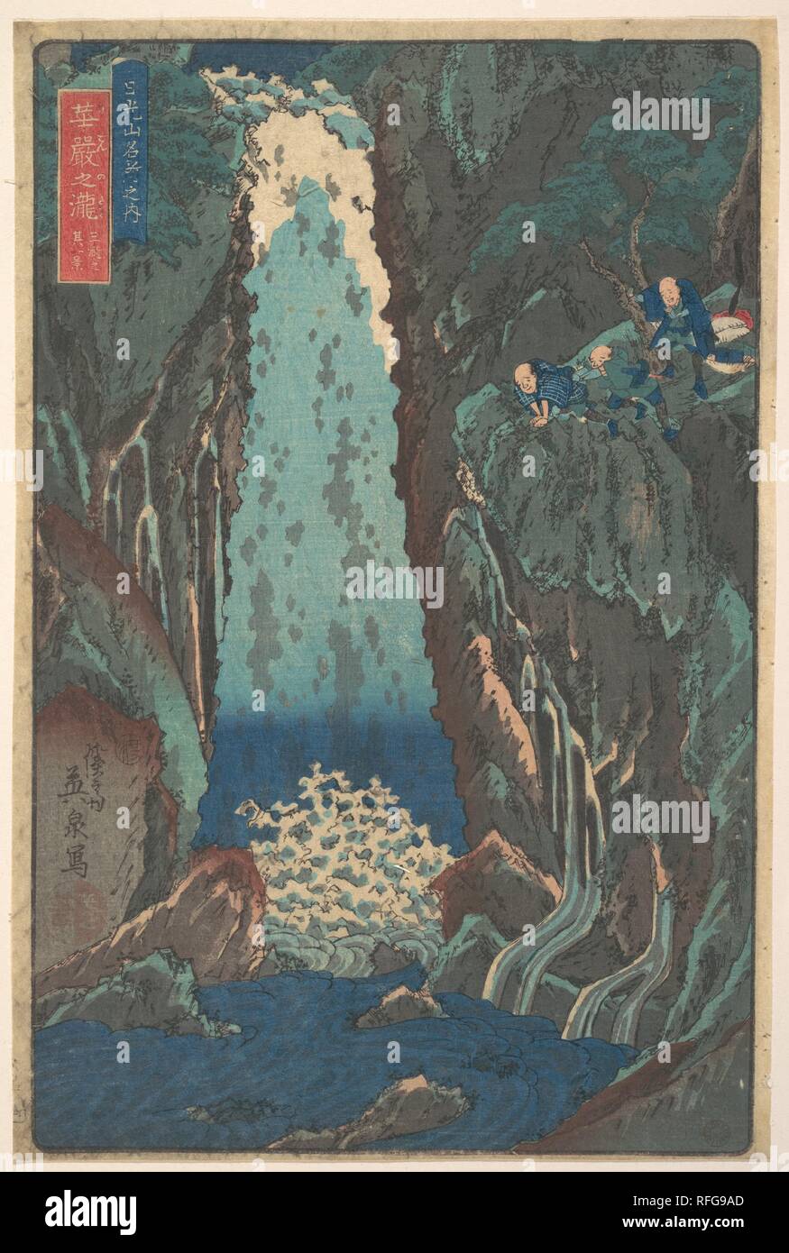 Kegon Waterfall. Artist: Keisai Eisen (Japanese, 1790-1848). Culture ...