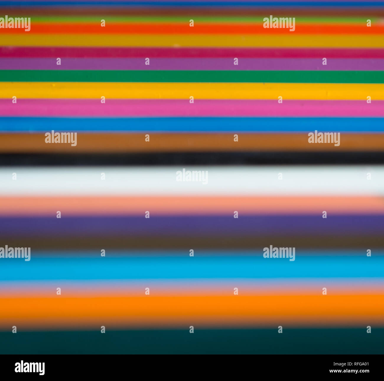 row of wooden color pencils background Stock Photo - Alamy